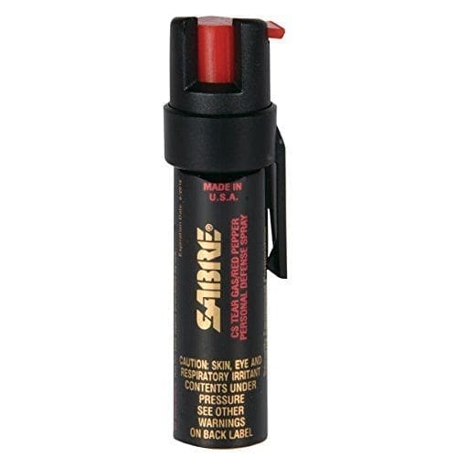 SABRE 3-IN-1 Pepper Spray - Advanced Police Strength - Compact Size ...