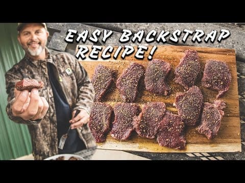 Deer BACKSTRAP The Easy Way! Venison Recipes | Hunting Magazine