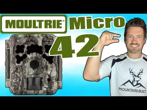 Moultrie Micro 42 Trail Camera Unbox, Test and Review. The Micro Trail ...