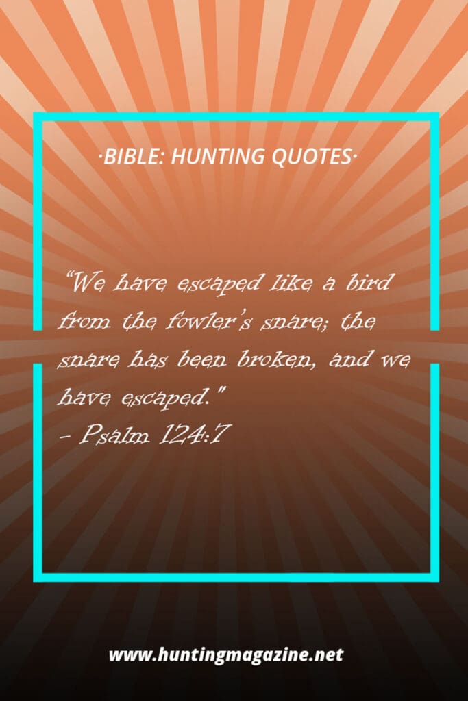 10 Hunting Quotes From The Bible | Hunting Magazine